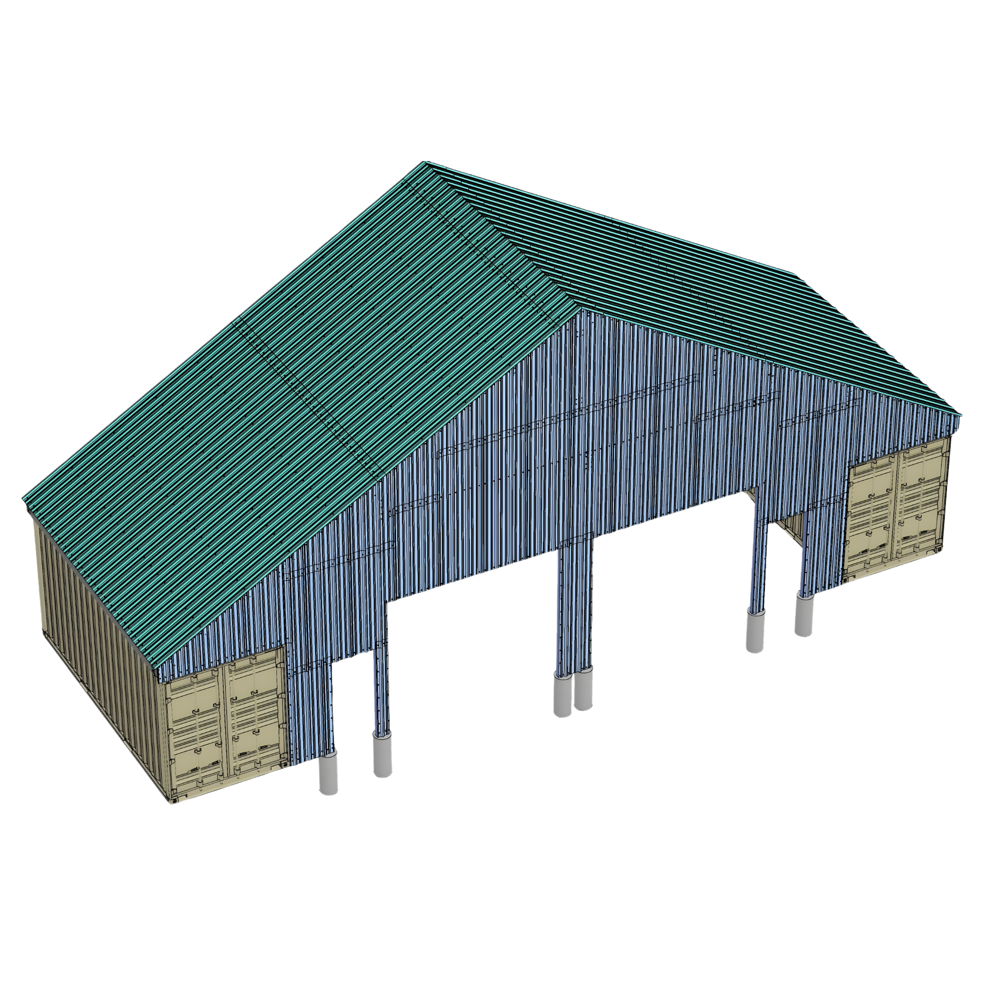 Metal End Walls – Shield Roof Solutions