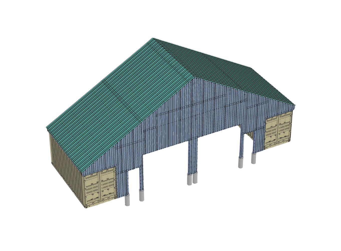 Metal End Walls – Shield Roof Solutions