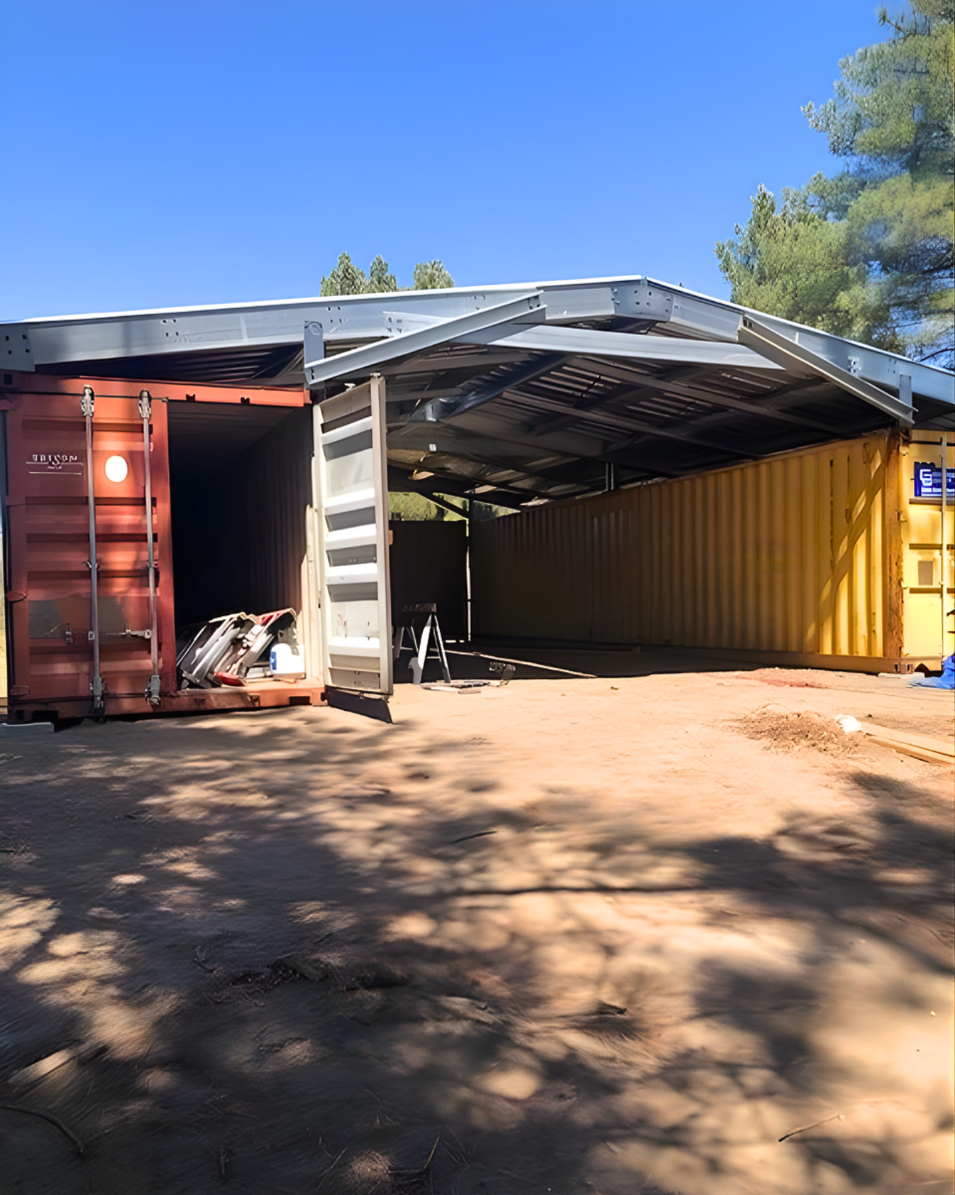 PodRoof Kit | GB36SP Model | Gable Roof Style – Shield Roof Solutions