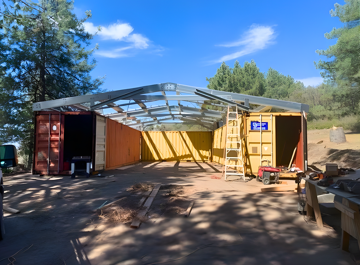 PodRoof Kit | GB36SP Model | Gable Roof Style – Shield Roof Solutions