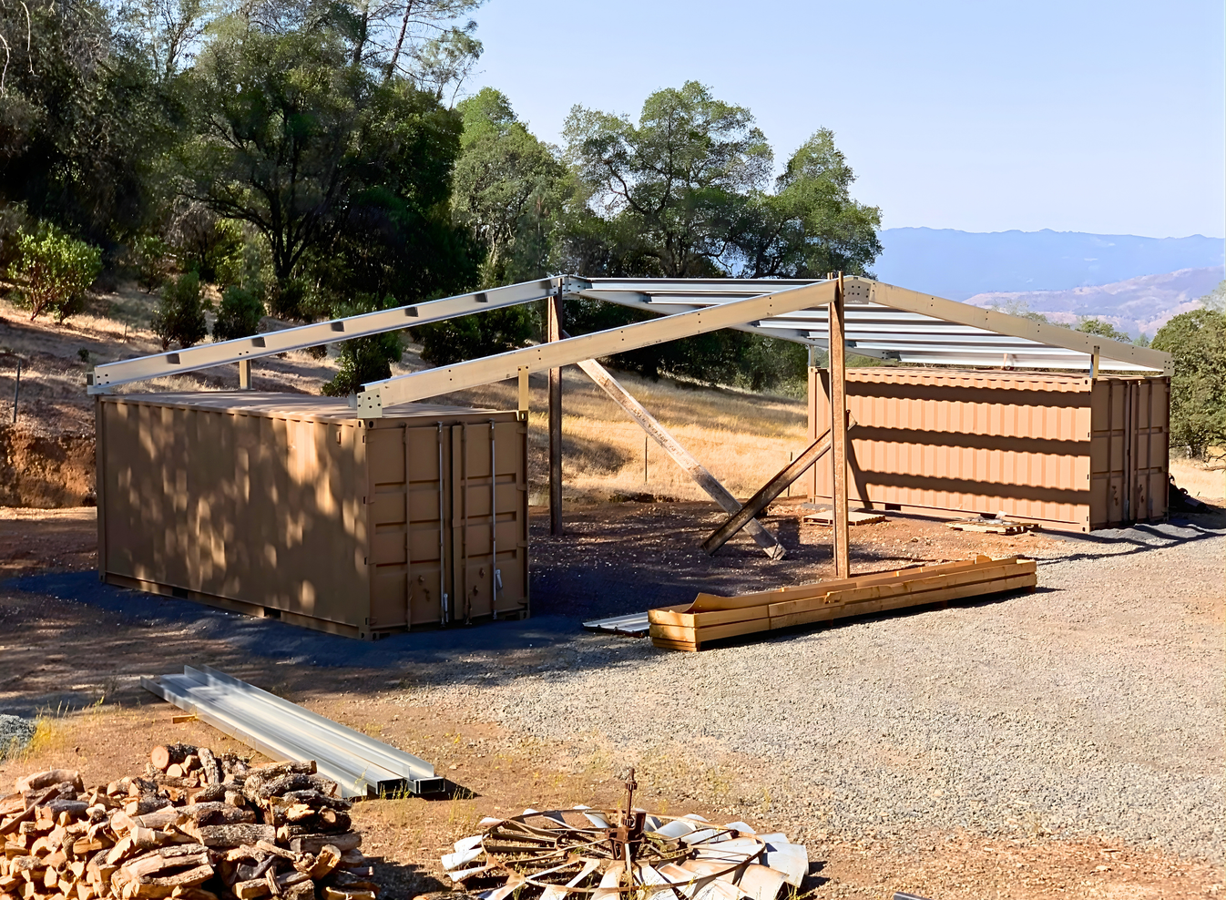 PodRoof Kit | GB561 Model | Gable Roof Style – Shield Roof Solutions